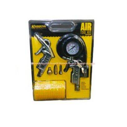 Krisbow Air Tools Kit Isi 6pcs Alat Pompa Angin Ban Untuk Cat Mobil ...
