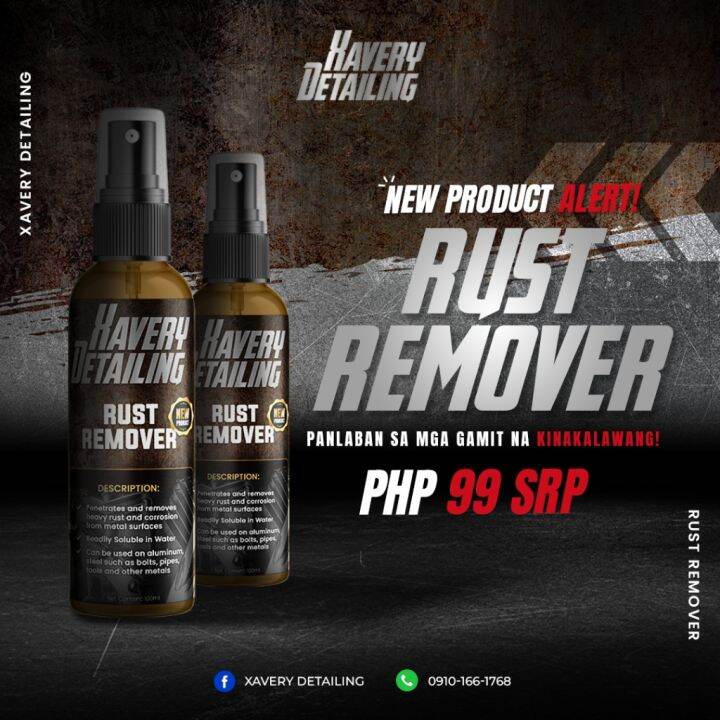 Original Quality ♣ Xavery Detailing Rust Remover - Penetrates and ...