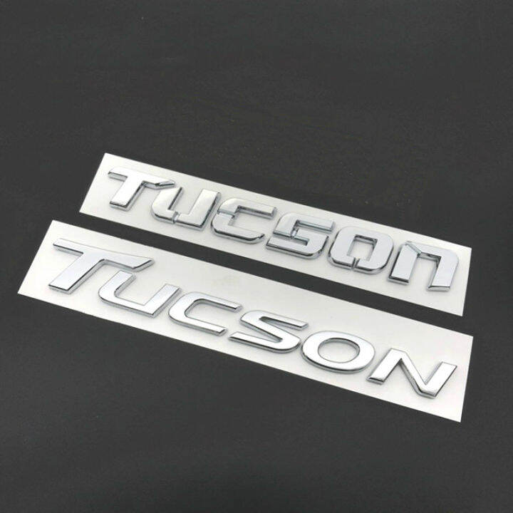 NEW Hyundai Tucson letter logo rear boot new and old car logo stickers ...