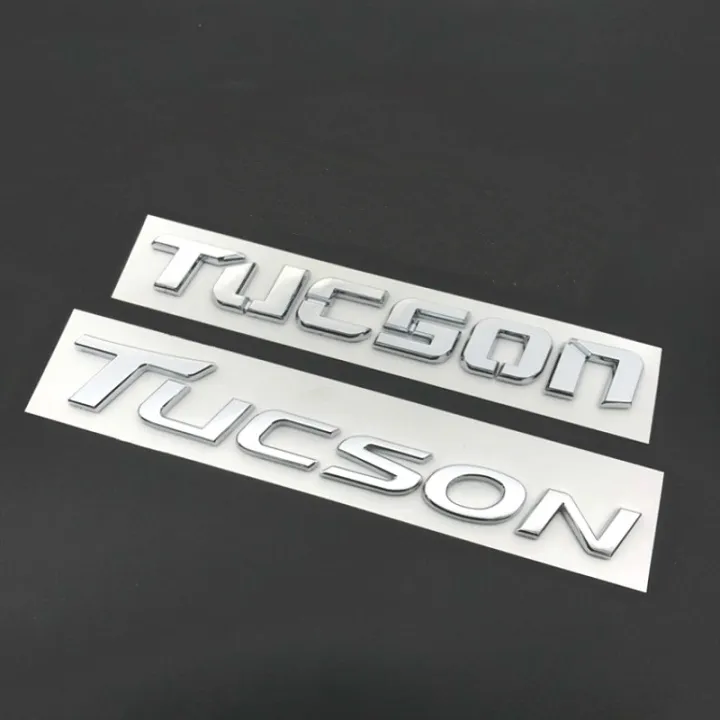 NEW Hyundai Tucson letter logo rear boot new and old car logo stickers ...