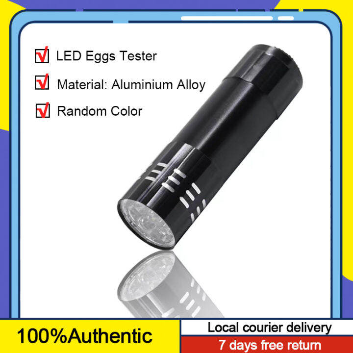 LED Eggtester Aluminum Alloy Egg Candling Light Pen Fertile Egg ...