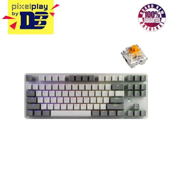 Tecware Phantom+ Elite 87-Keys RGB Wireless/Wired White Mechanical ...