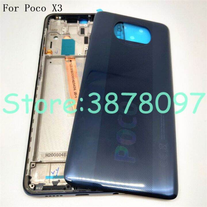 Original Full Housing For Xiaomi Poco X3 NFC /X3 Pro Middle Frame Bezel ...