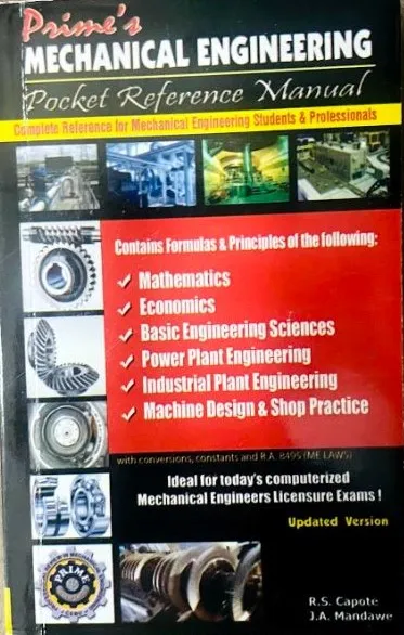 Mechanical Engineering Pocket Reference Manual | Lazada PH