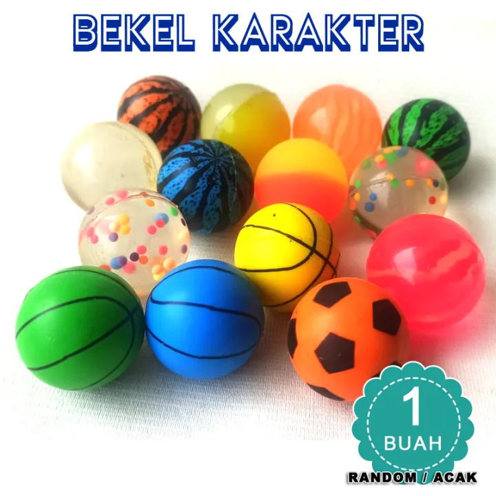Mainan bola Bekel KARAKTER paket 10 buah - Bekel KARAKTER 10 pcs ...