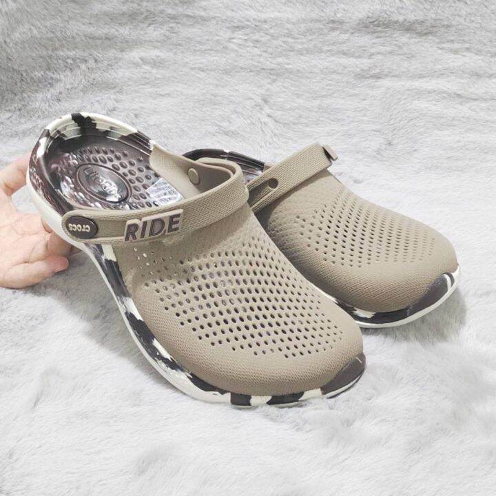 【COD】 crocs literide2022 new sports sandals slippers men's and women's ...