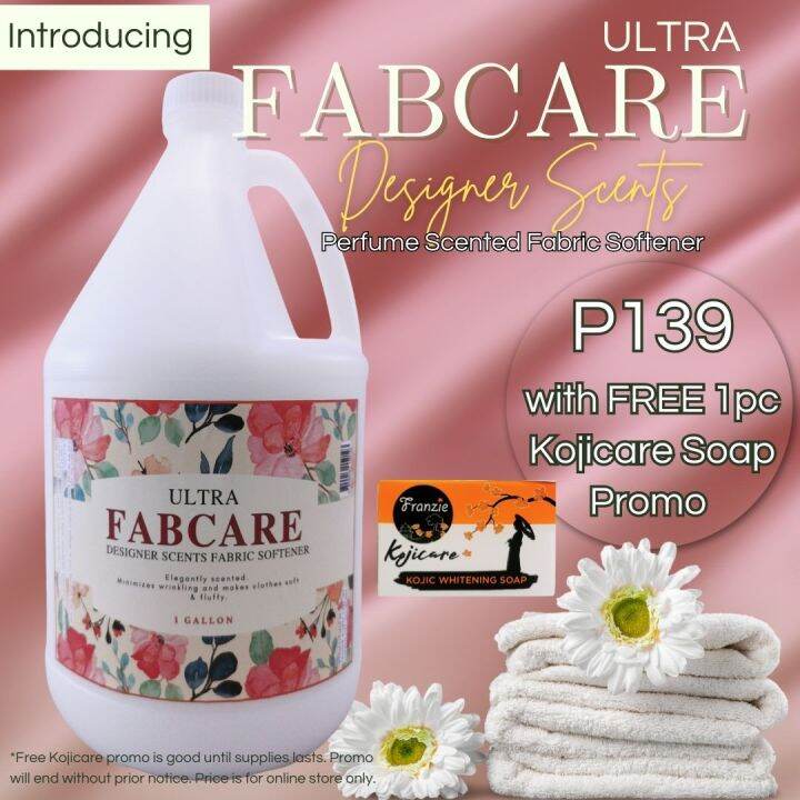 Ultra Fabcare Designer Scents Fabric Softener 1Gallon WITH Kojicare ...