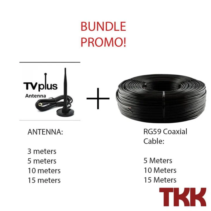 Midnight flower ABS CBN TV Plus GMA Affordabox Antenna for Digibox RG59 ...