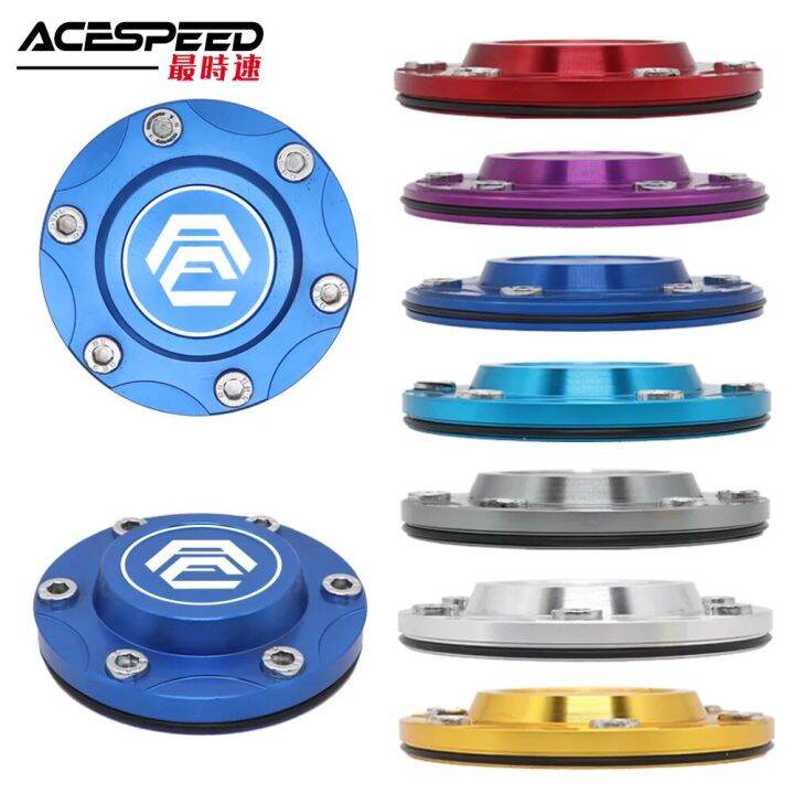 Universal Anodized Aluminum Wheel Center Cover Car Rim Hub Cap Outer ...