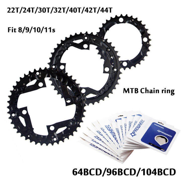 PROWHEEL 64BCD 96BCD 104BCD MTB Bicycle Chain Ring 8s 9s High-quality ...