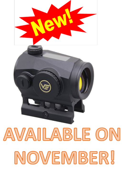 Vector Optics Scrapper 1x25 Solar Power Multi Reticles Red Dot Sight ...