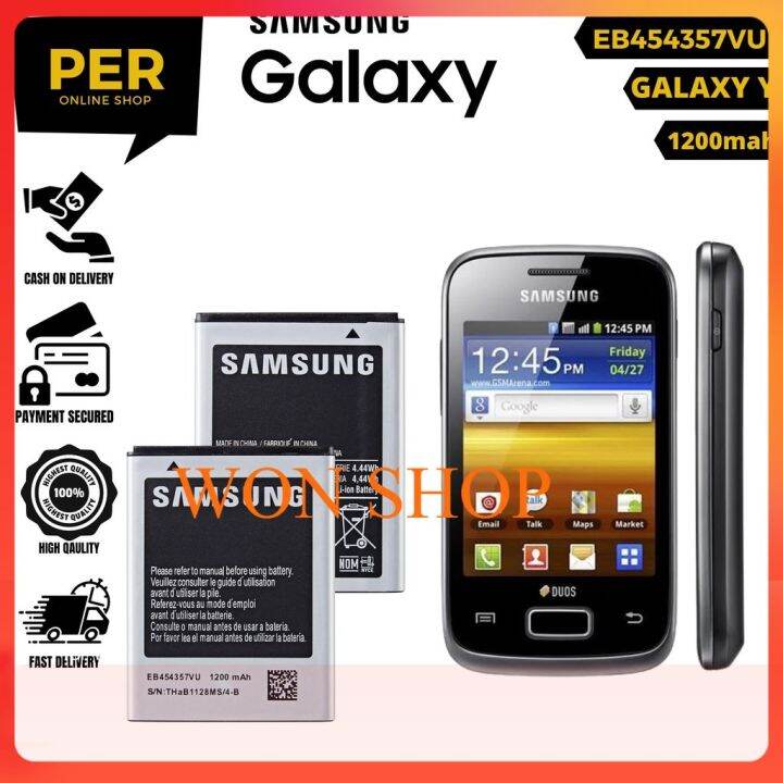 แบตเตอรี่ ใช้สำหรับเปลี่ยน samsung galaxy y s5360 Battery Model ...