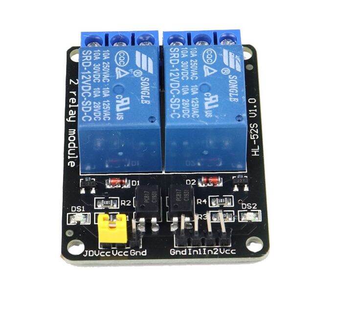 Relay Module 12 Volt 2 Channel 12v with optocoupler for arduino ...