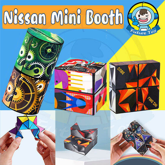 3D Infinity Cube Antistress and Concentration Brain Games Pyramid Rubik ...