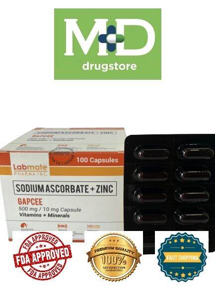 SODIUM ASCORBATE + ZINC (GAPCEE) 100S | Lazada PH