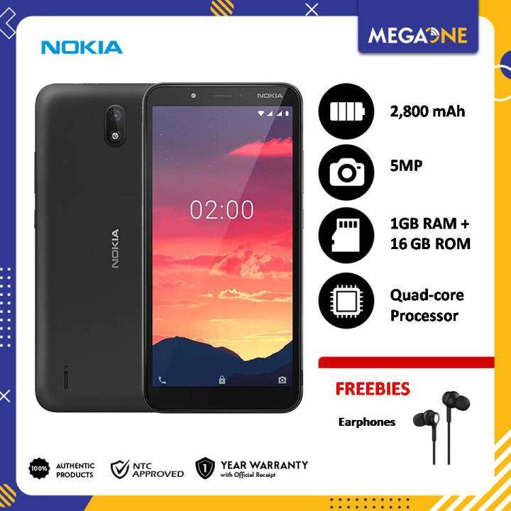 NOKIA C2 1GB RAM 16GB ROM 5MP Camera 2800mAh Battery [FREE GLobe SIM ...