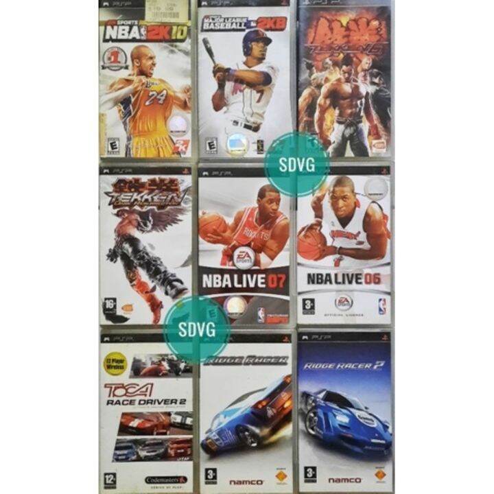 COD4 PSP NBA 2k10•Major League Baseball 2k8•Tekken•NBA LIVE•TOCA Race ...