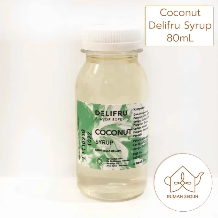 100mL Trieste Coconut Cream Syrup - Sirup Santan Kelapa - Delifru Sirup ...
