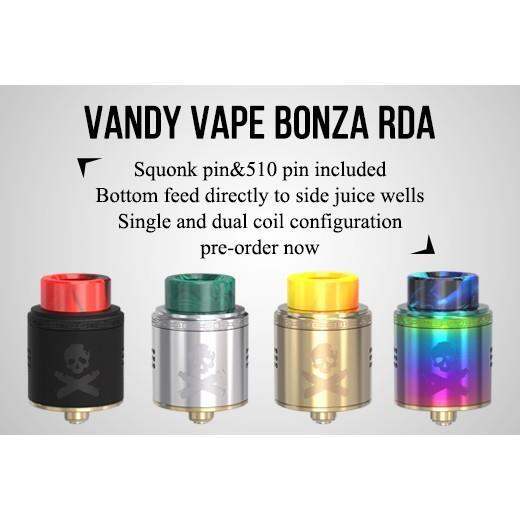 VAPE Vandy Vape Bonza RDA w/BF Pin 24mm 100 Authentic/Legit | Lazada PH
