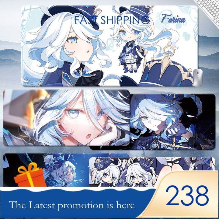 Furina Genshin Impact Gaming Keyboard Focalors Anime Animation Diy ...