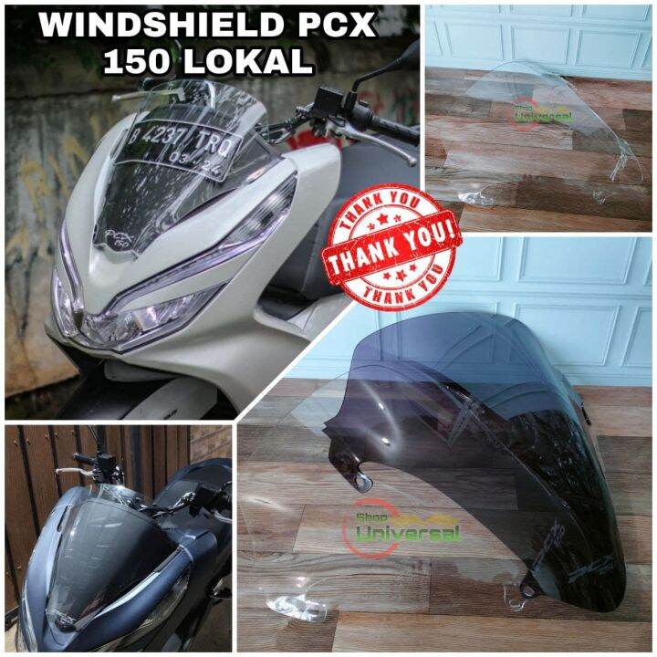 VISOR PCX 150 LOKAL WINDSHIELD PCX 15O VISOR PCX LOKAL TEBAL 3 MM ...