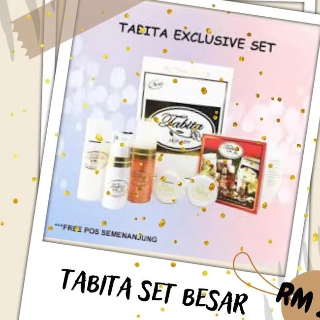 tabita exclusive original set besar | Lazada