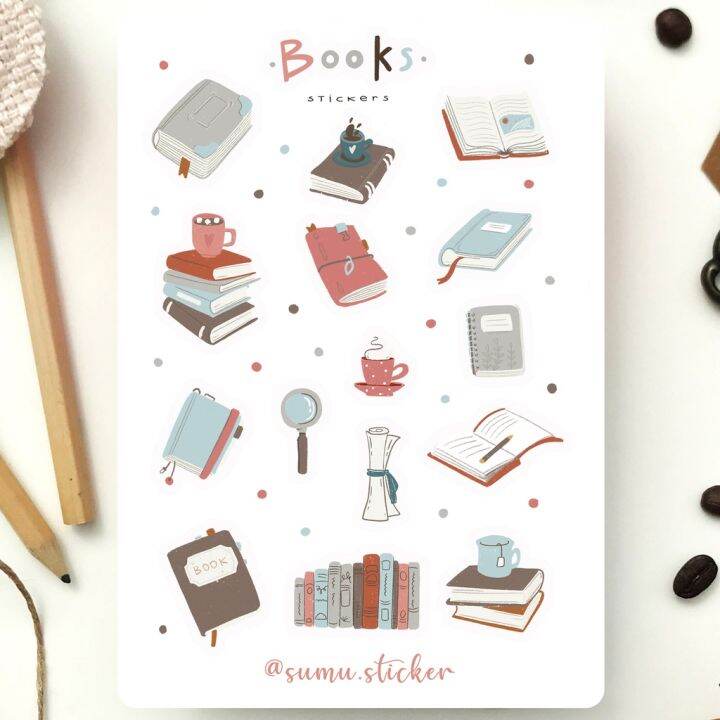 Painting Sticker ⭐ Book Sticker Pack - Sticker dán sổ Bullet Journal ...