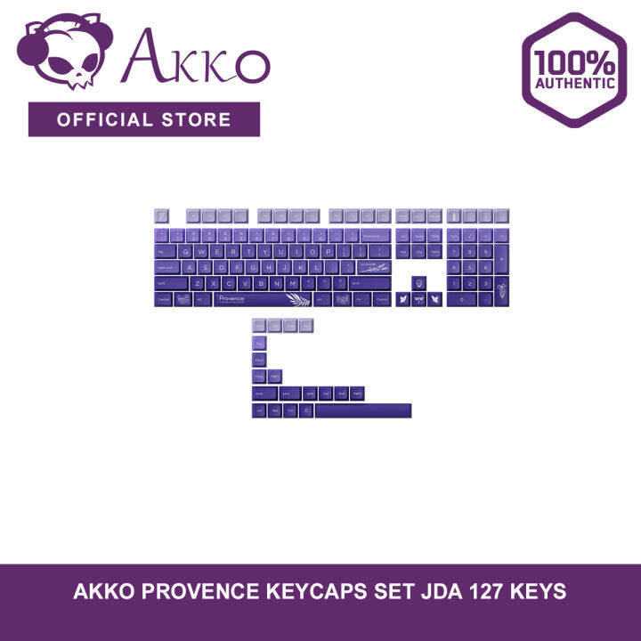 AKKO Provence Keycaps Set JDA 127 Keys | Lazada PH