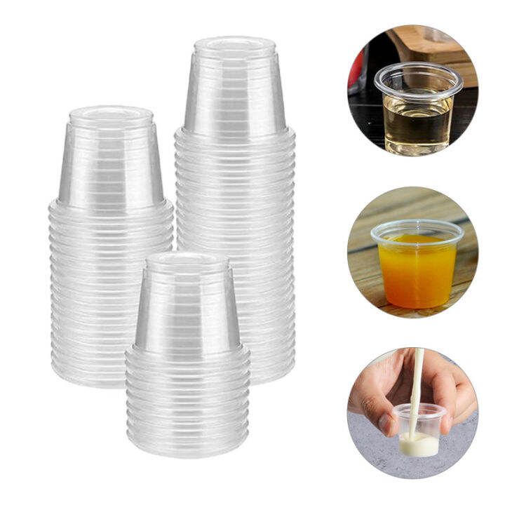 200pcs 20ml Plastic Shot Glass Disposable Shooter Cups For Parties ...