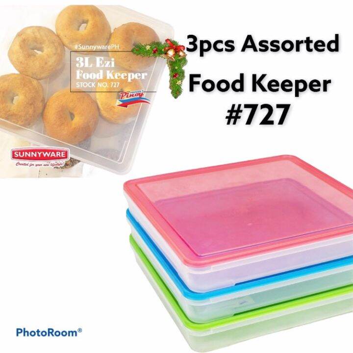Sunnyware EZi Food Keeper #727 ( 3pcs) | Lazada PH