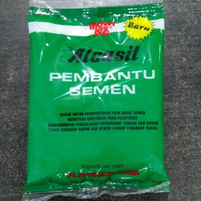 MOWILEX ALCASIT Obat Additif Semen Alkasit Pasang Bata Plaster Plester ...