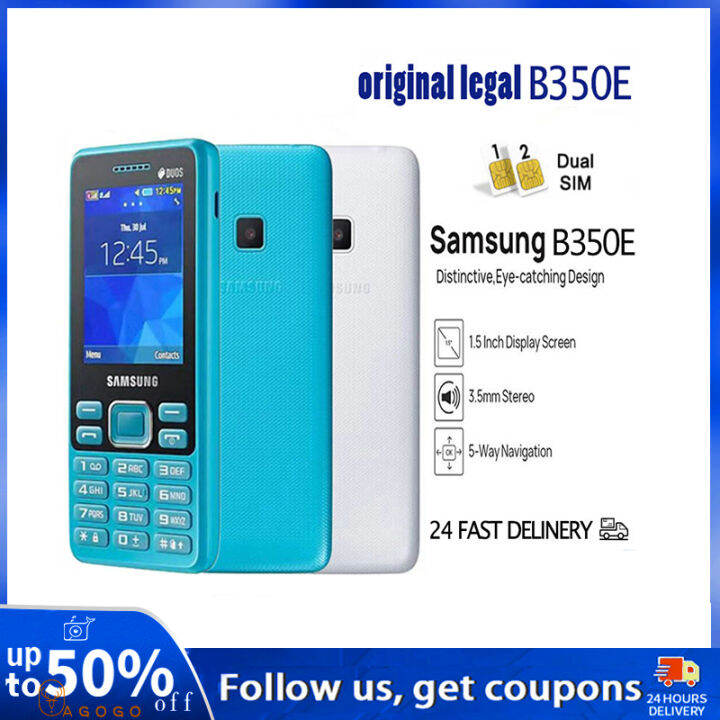Original Samsung B350E Feature Phone Dual Card Cheap Keyphone Student ...