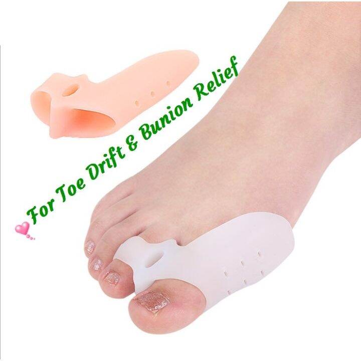 1 PAIR Silicone Thumb Eversion Corrector Toe Separation Toe Splitter ...