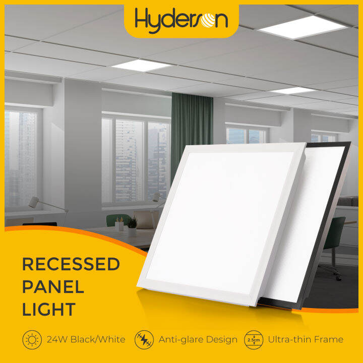 Hyderson Surface Downlight Square 24W LED Panel Downlight Black/White ...