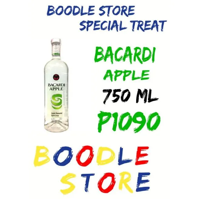 Bacardi Apple Flavoured 750ML. | Lazada PH