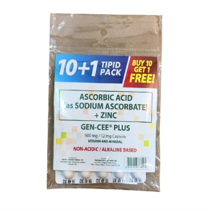 GEN CEE Plus Zinc 10+1 Promo Pack | Lazada PH