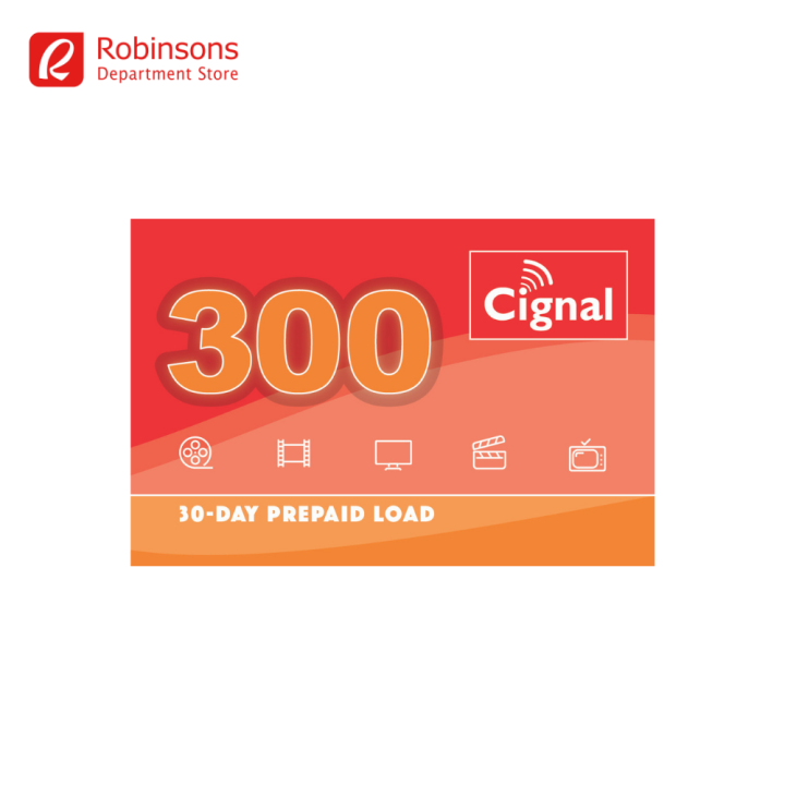 Cignal Reload Card 300 | Lazada PH