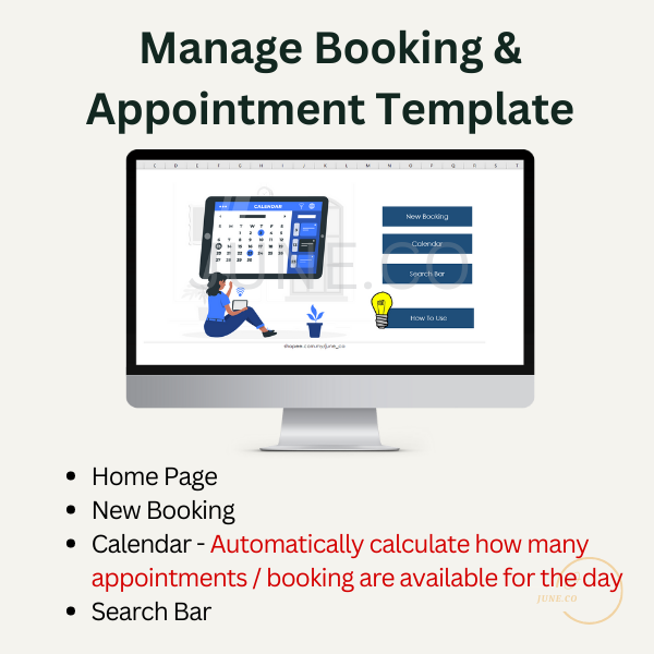Manage Booking & Appointment Template | Lazada