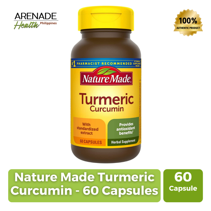 Nature Made Turmeric Curcumin - 60 Capsules | Lazada PH