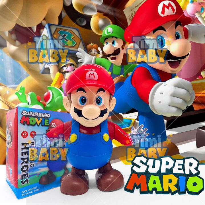 Timi Baby new Dancing Super Mario with light & sounds toy battery ...