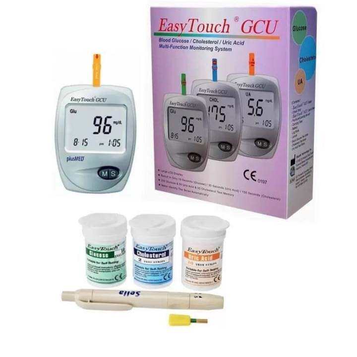EasyTouch GCU kit + Glucose + Cholesterol + Uric Acid Strips | Lazada PH