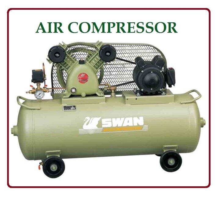 SWAN AIR COMPRESSOR C/W 2HP MOTOR , SVP-202 (85L) | Lazada