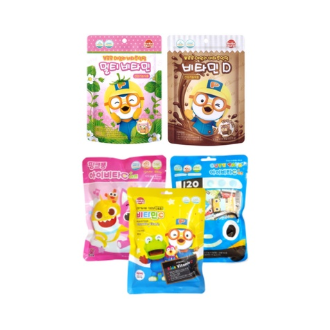 [READY] Pinkfong Korea Multi Vitamin Candy 50 pcs Pink Fong Baby Shark ...