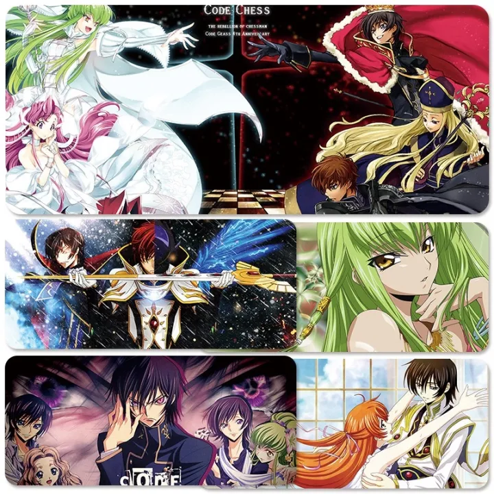 ♨﹍☃ Rebellious Lelouch Mouse Pad Super Anime Code Geass Rebellious ...