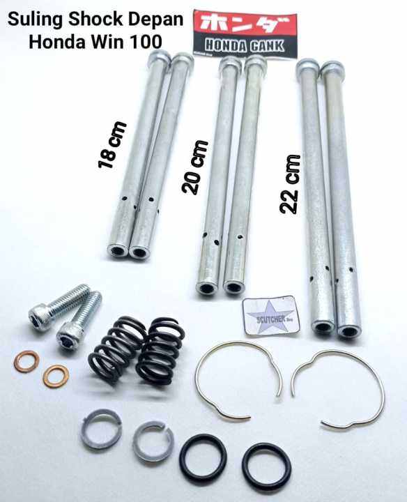 suling shock Honda win 100 pnp supra beat vario scoopy modif tinggi ...