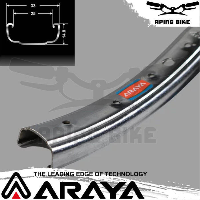 Velg Besi Araya 26 Jengki Chrome Rims 26 x 1 3/8 Sepeda Balap Jengki ...