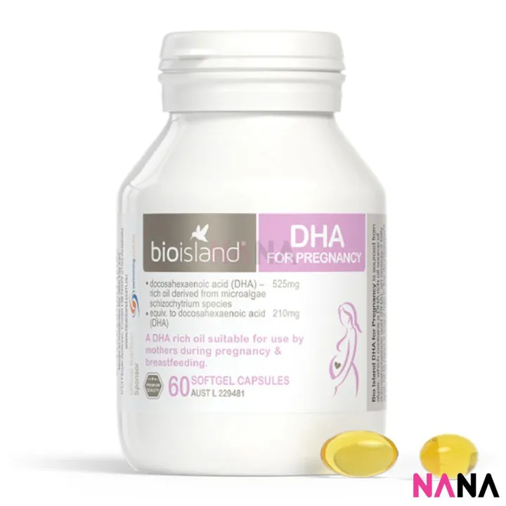 Bio Island DHA Pregnancy 60cap (EXP:03 2025) | Lazada PH