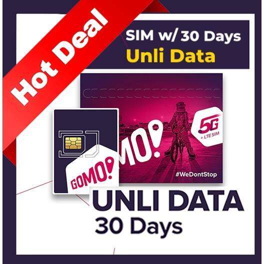 GOMO SIM WITH 30 DAYS UNLI DATA GOMO SIM 30GB NO EXPIRY DATA | Lazada PH