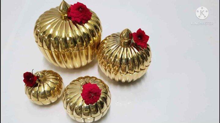 Brass Byfa F1178 ผอบทองเหลือง 2.5นิ่ว ฟักทอง ตลับทองเหลือง ลายฟักทอง ...