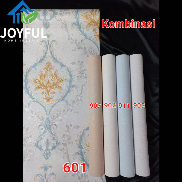 Wallpaper Vinyl Dinding Tekstur Klasik, Ukuran 53cm x 10m • High ...